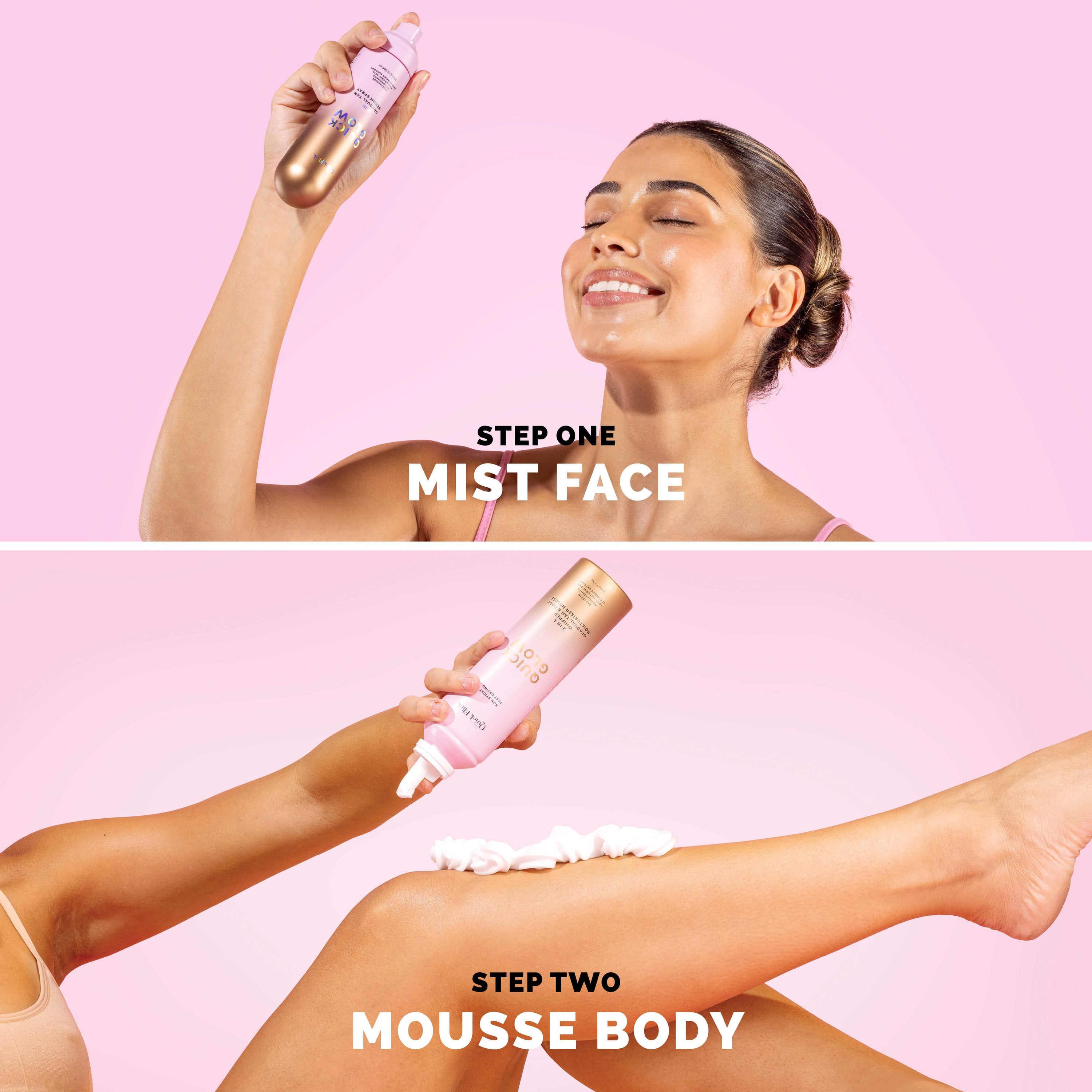 Quick Glow Bundle | The Viral Gradual Tanning Duo – Quick Flick US